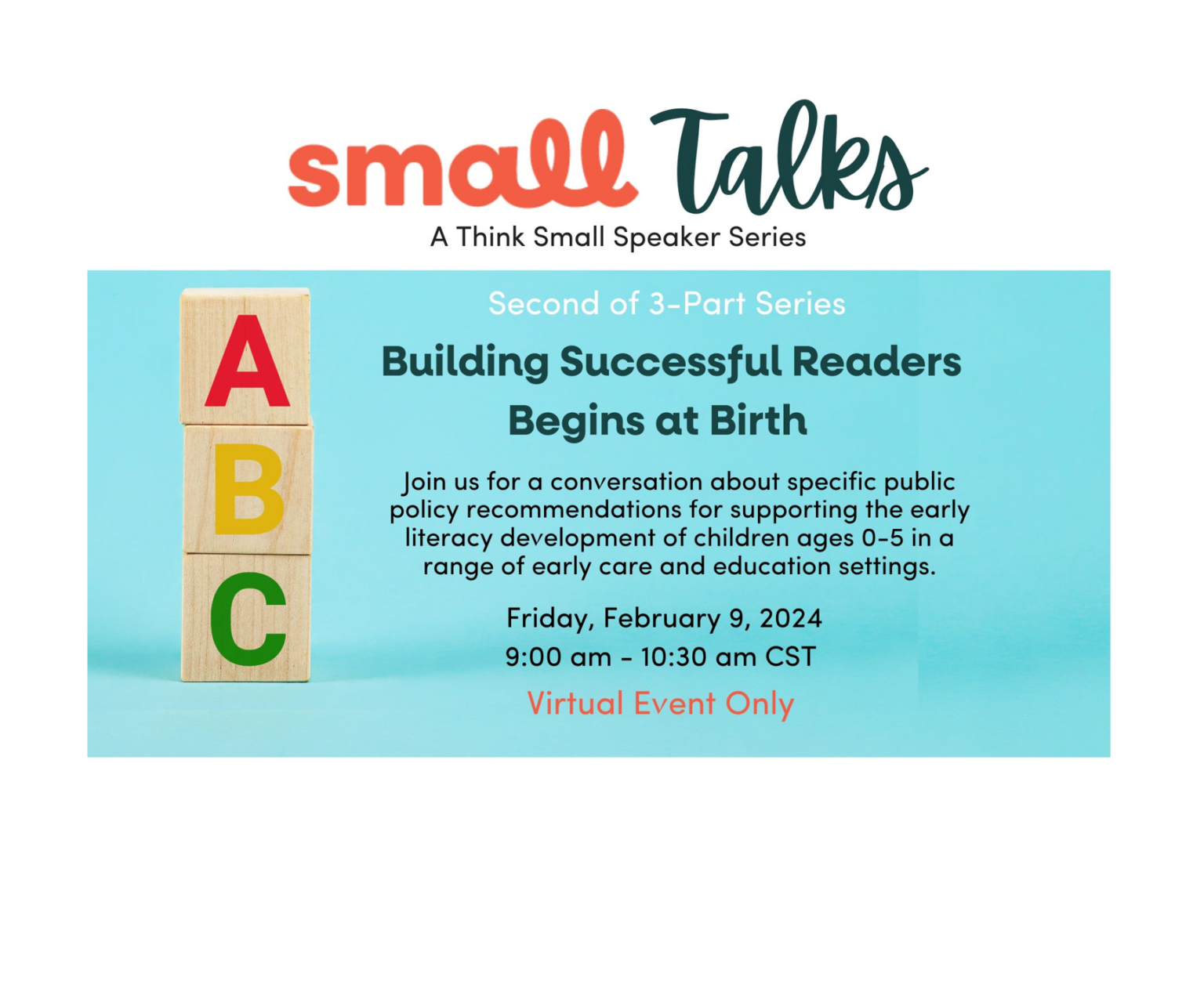 Small Talks A Think Small Speaker Series - Think Small